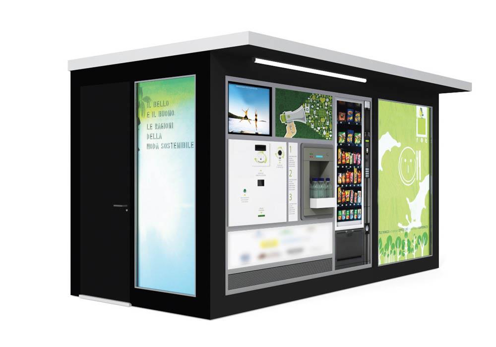 Service Point | Distributori di acqua e latte prefabbricati